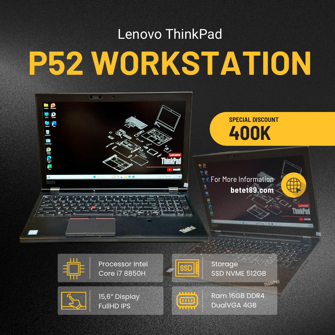 Lenovo ThinkPad P52 (Core i7 8850H) Nvidia Quadro P1000 4GB Workstation ...