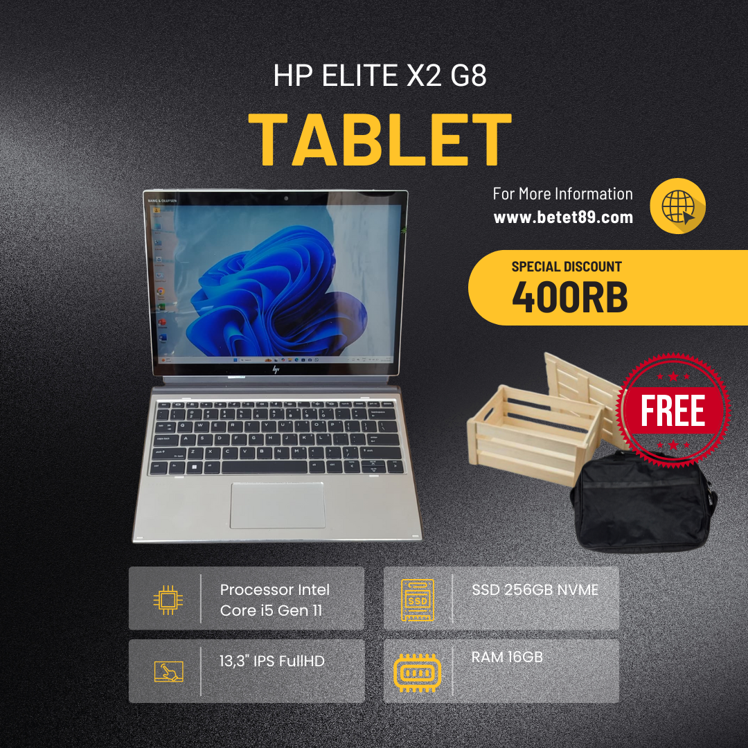 HP Elite X2 G8 Tablet (Core i5 Gen 11) Ram 16GB Ssd 256GB Touchscreen ...